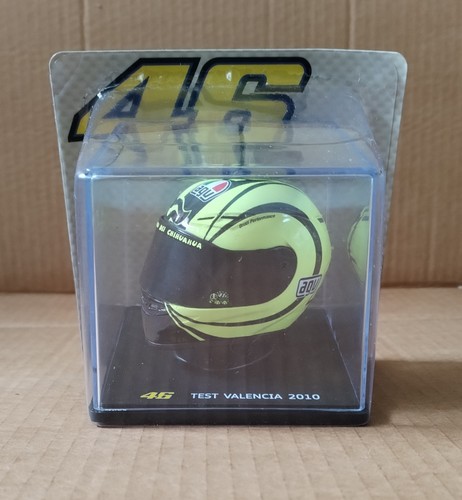 HELMET AGV- GP TECH TEST VALENCIA 2010 , 1/5 MOTOGP, VALENTINO ROSSI ...