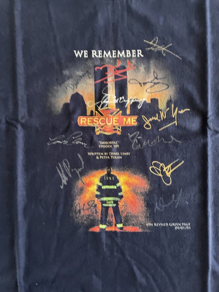 CUSTOM DESIGN RESCUE ME (TV) 9/11 - WE REMEMBER SHIRT, SZ XL- BRAND NEW ...