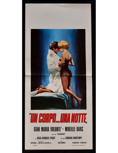 Poster Un Corpo Una Notte Summit Gian Maria Volontè Mireille Darc B297 ...