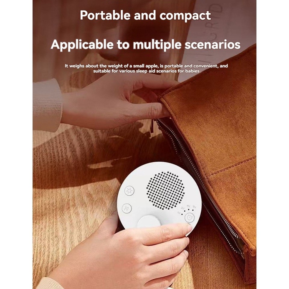 White Noise Speaker for Sleeping with Night Light Timer and Memory ...