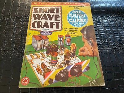 AUGUST 1935 SHORT WAVE CRAFT vintage radio magazine | eBay