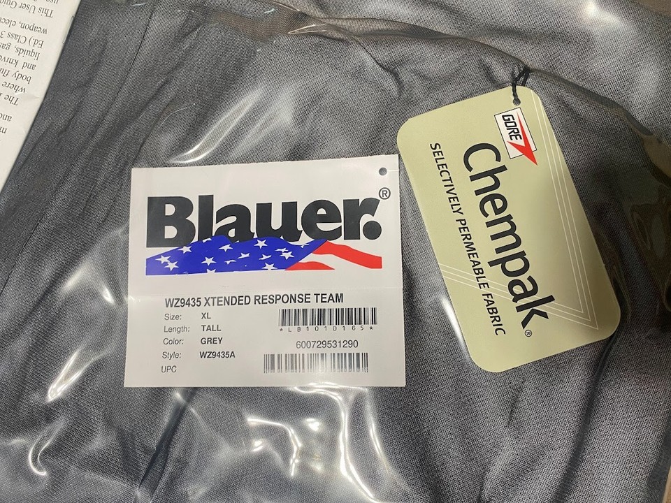 Blauer Gore Chempak WZ9435-C XRT Multi-Threat Bio Hazard Suit L XL XXL ...