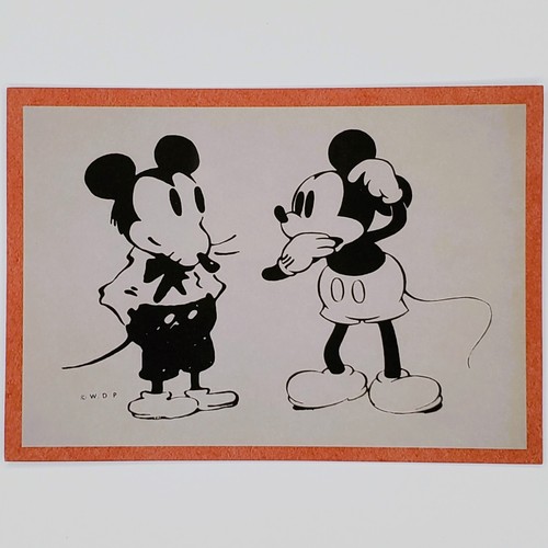 Promotional Material Postcard Disney Mickey Mouse Museum Mortimer ...
