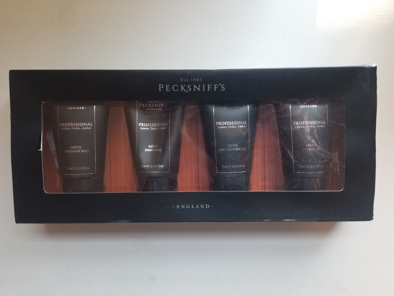 Pecksniff’s Mens Professional Shaving Kit 4-Piece Gift Set - New in Box ...