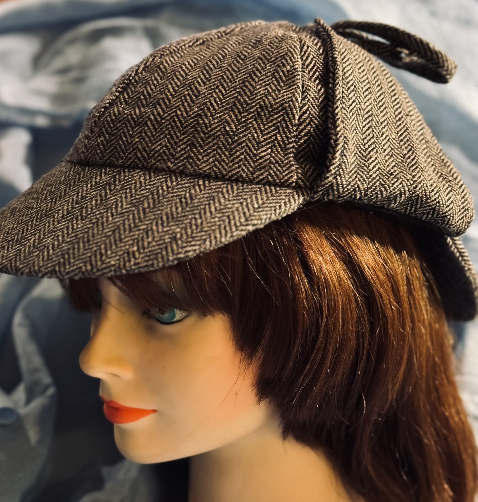 Vintage Tweed Sherlock Holmes Look Hat Men’s/Women’s - Gem