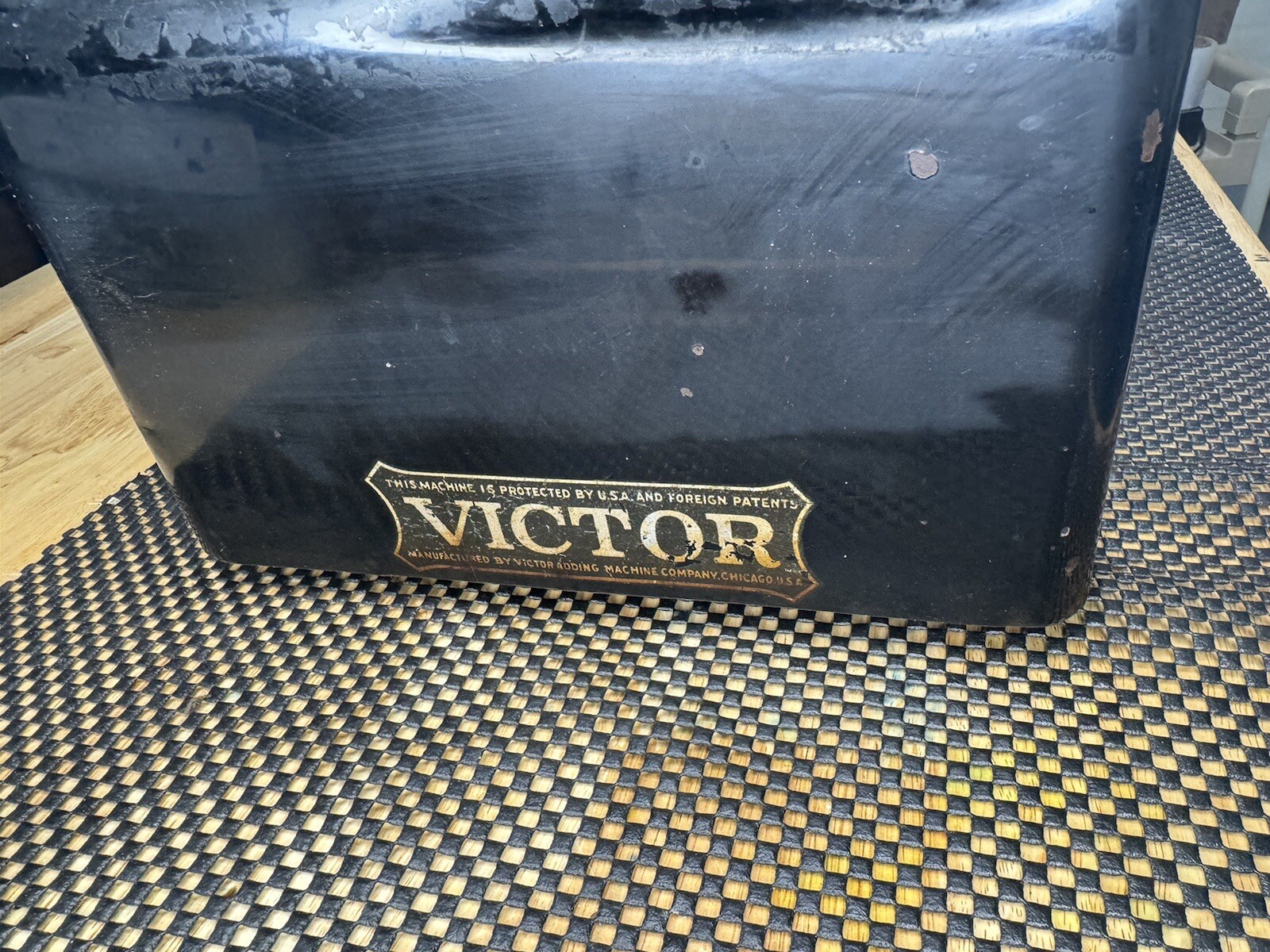 Vintage Victor Accountant Adding Machine W/original Hand Crank ...