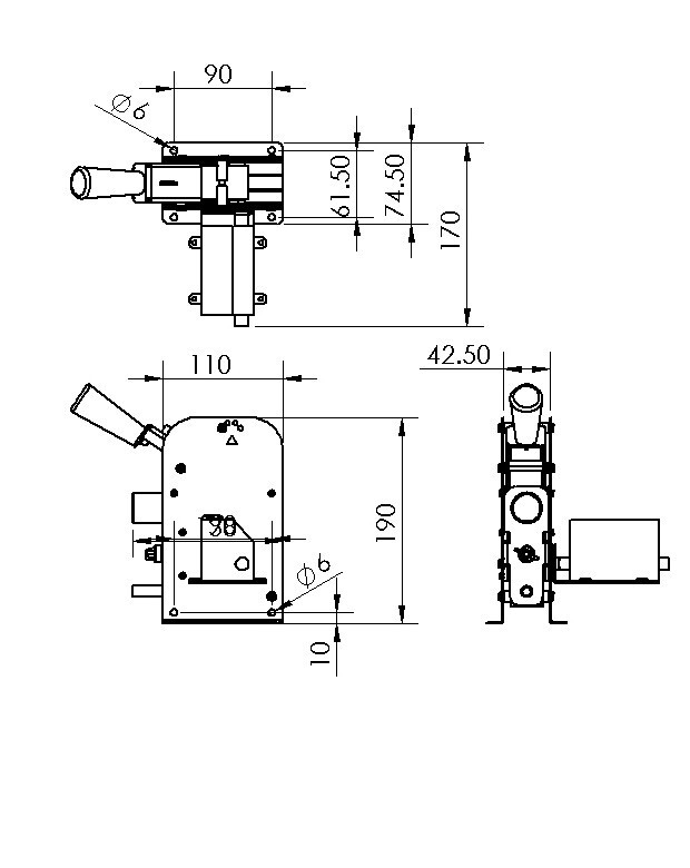 Length counter meter wire cable hose measuring device Feet & Inch type ...
