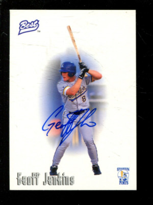 X7925 - 1996 Best Autographes #32 Geoff Jenkins Auto - Nm-Mt | eBay