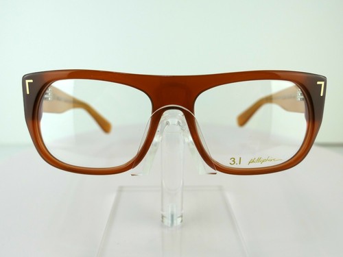 Phillip Lim Emile (AMB) Shiny Amber 53 x 16 140 mm Frames Eyeglasses | eBay