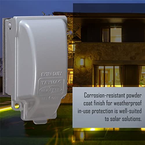 MX3200 RaynGuard Extra Duty Metal Weatherproof in-Use Cover, 1-Gang, 3. ...