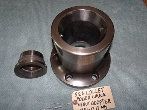 S26 COLLET POWER CHUCK W/ NUT ADAPTER 75 X 2.00 MM | eBay