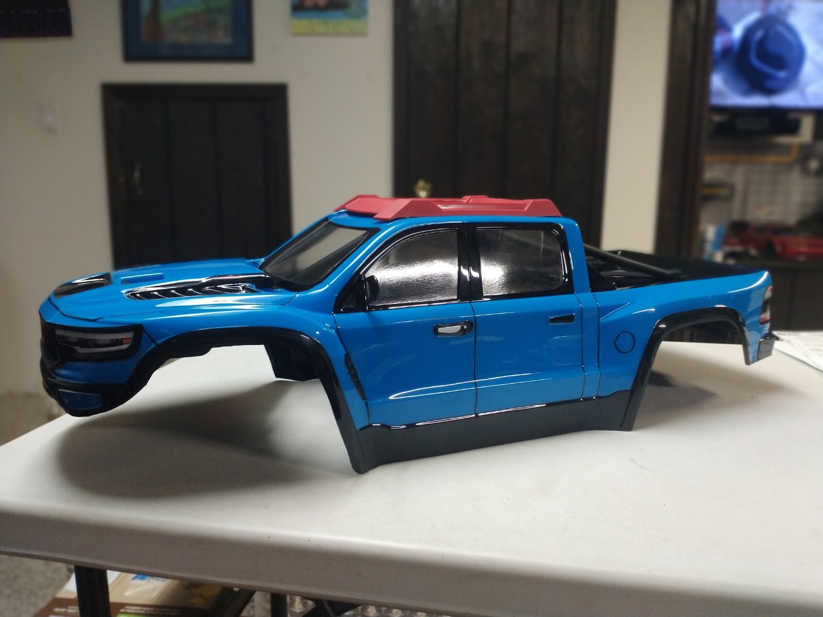 Custom Painted Traxxas XMAXX, RC Body With Mount, Roof Skid Plate RC ...