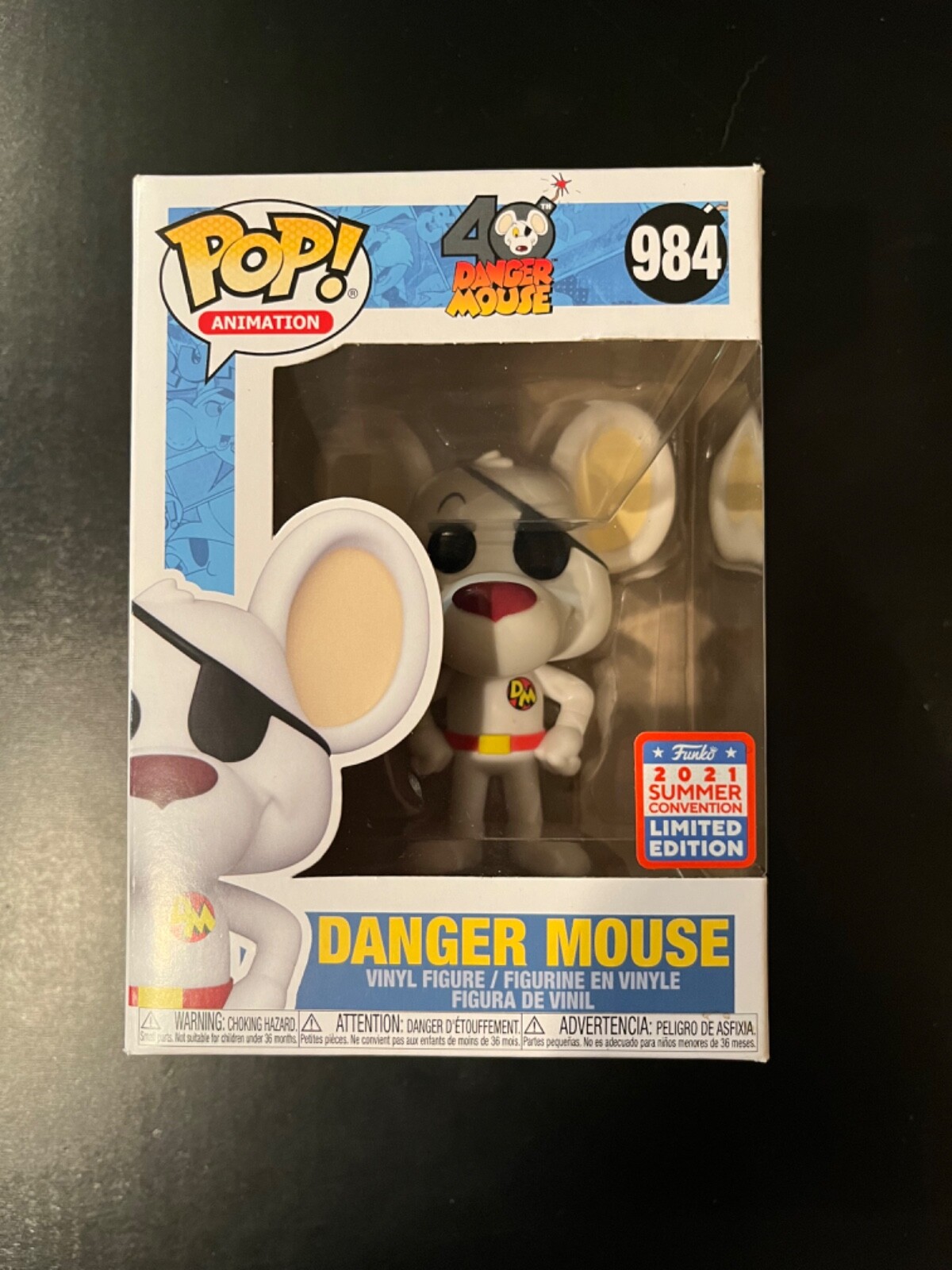 Danger Mouse Funko Pop! Animation #984- Summer Convention LE. New in ...