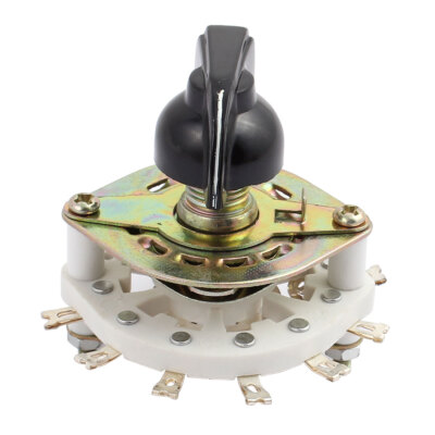 KCT 1 Pole 10 Position 11 Terminal Band Channel Rotary Switch Selector ...