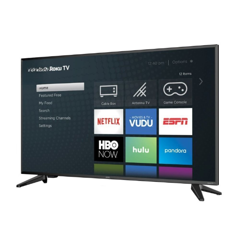 onn. 40" Class FHD Smart LED ROKU TV -Black (100097810) for sale online ...