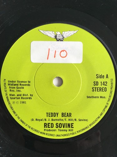 RED SOVINE - TEDDY BEAR (7" VINYL, 1981) | eBay