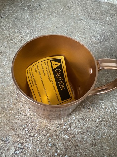 NEW Stoli Premium Vodka Copper Moscow Mule Mugs Barware Stolichnaya | eBay