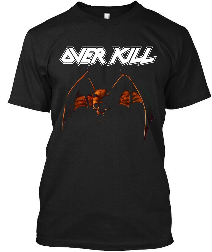 New POPULAR! Overkill American Thrash Music Bat Classic Retro Logo T ...
