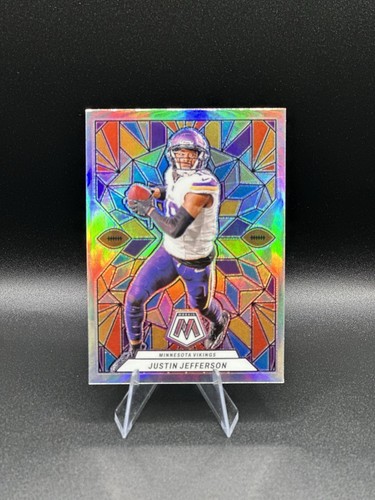 2024 Panini Mosaic Justin Jefferson Stained Glass Case Hit SSP #SG-11 ...
