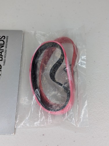 VINTAGE. Nike Baller ID Bands. Pink, Black, Red. "BATTLEGROUNDS". | eBay