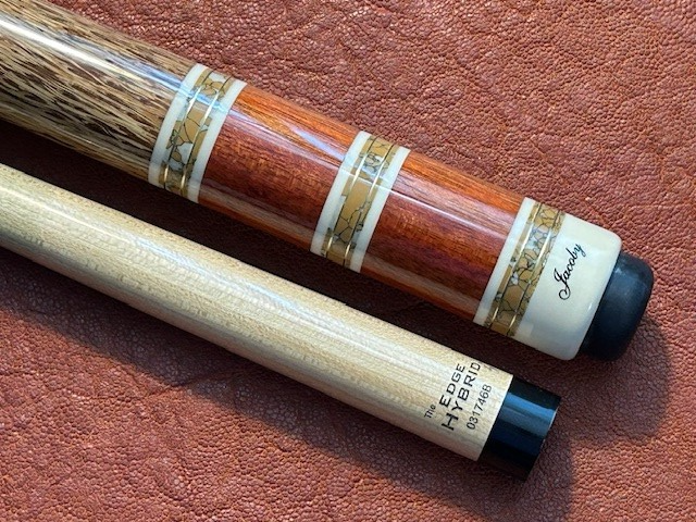 Jacoby pool cue with Edge Hybrid Low Deflection Shaft. | eBay