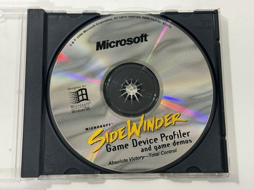 Microsoft SideWinder - Game Device Profiler And Game Demos - PC | eBay