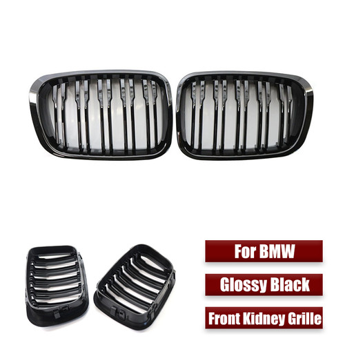 For BMW E46 3 Series Sedan 1998-2001 51138208489 Glossy ABS Front ...