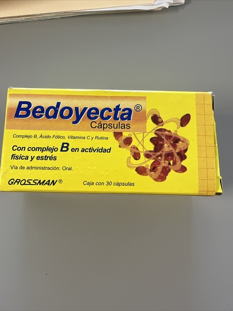 Bedoyecta CAPSULAS Multi-Vitamin Original Complejo B ACIDO Folico - 30 ...