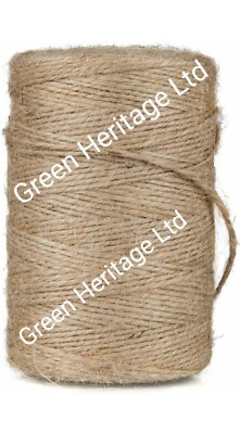 10m-1000M Metre Natural Brown Shabby Rustic Twine String Shank Craft ...