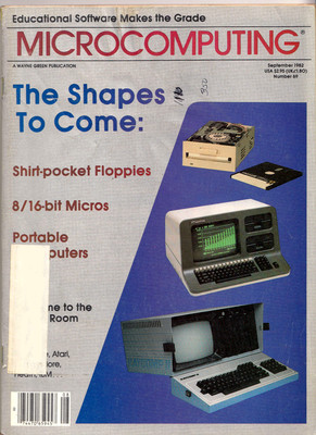 Microcomputing Magazine - Sept 82, The Shapes of New Computers | eBay
