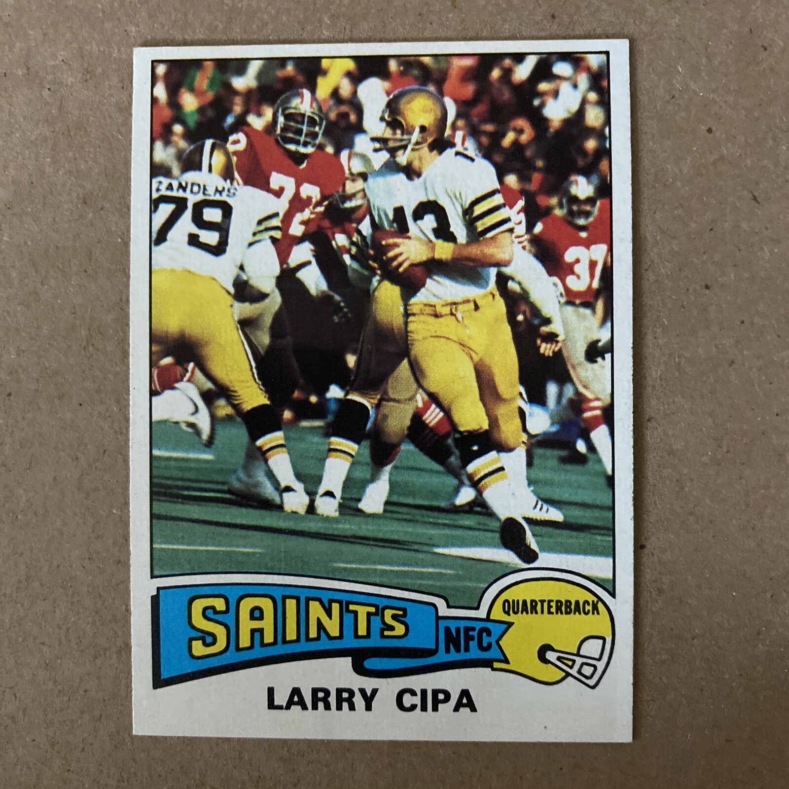 1975 Topps Football Larry Cipa New Orleans Saints Card #348 | eBay