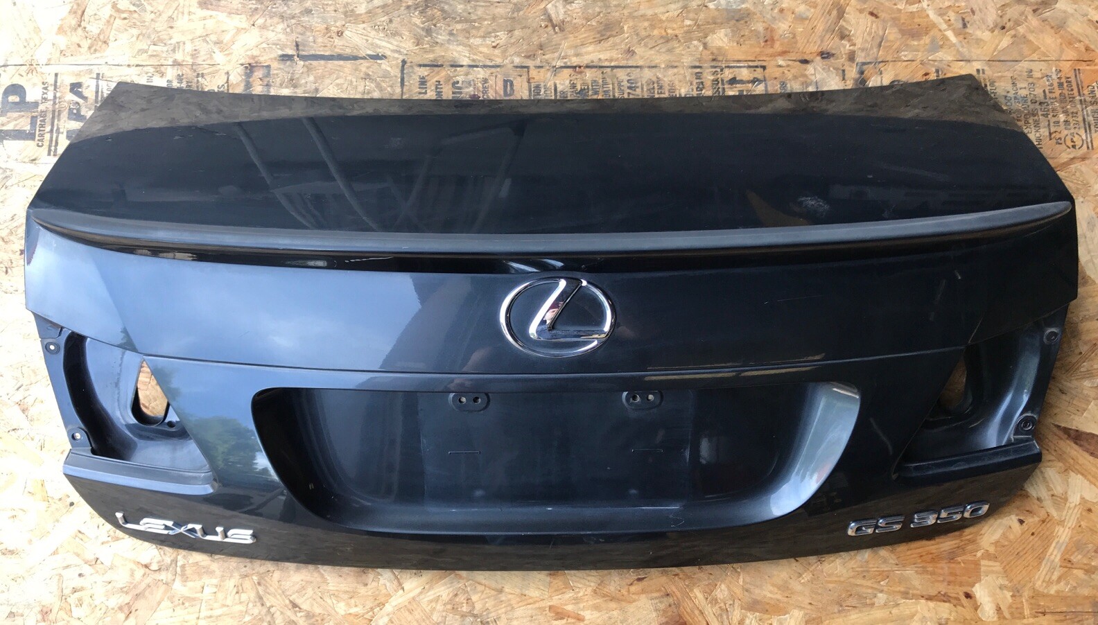06-11 Lexus gs300 gs350 Trunk Lid Shell Panel w/Spoiler SHIPPING WITH ...