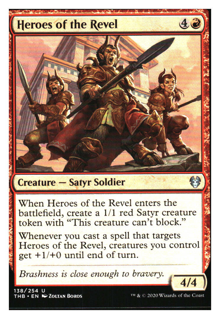 Heroes of the Revel Theros Beyond Death MTG - NM+ | eBay