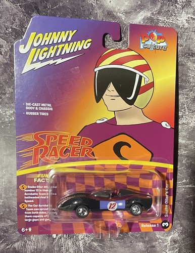 Johnny Lightning Speed Racer SNAKE OILER'S CAR Pink Black Release 1 Pop ...