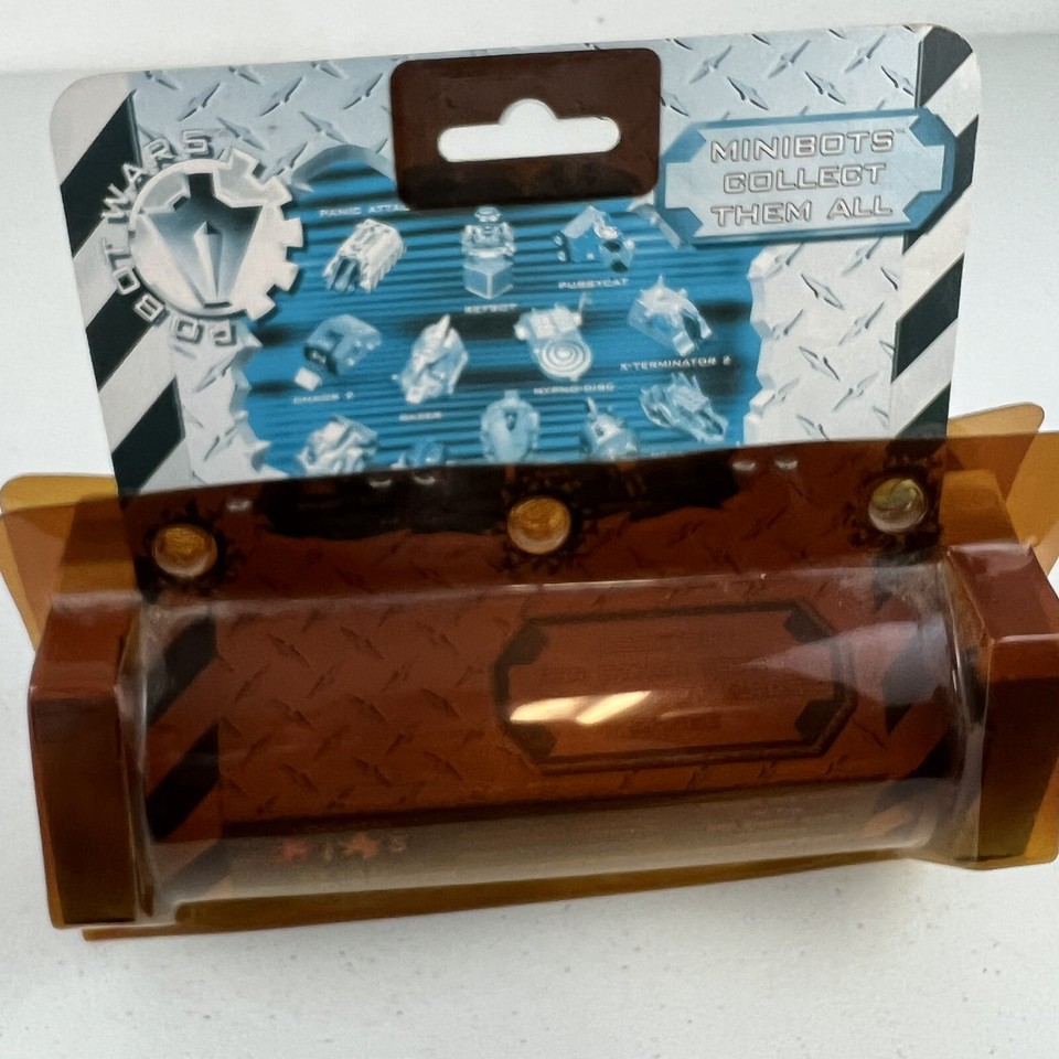 RARE BBC Robot Wars Minibots - Razer - Refbot - Sgt Bash - NEW & SEALED ...