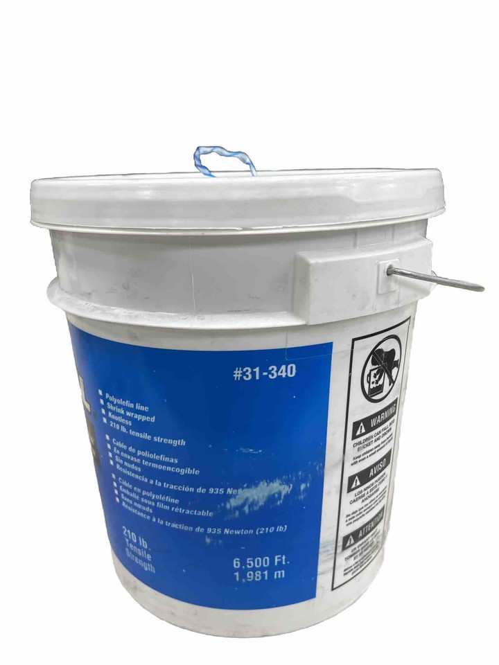 IDEAL 31-340 Powr-Fish Pull Line 210 Lb Tension Strength, 6,500 Ft | eBay
