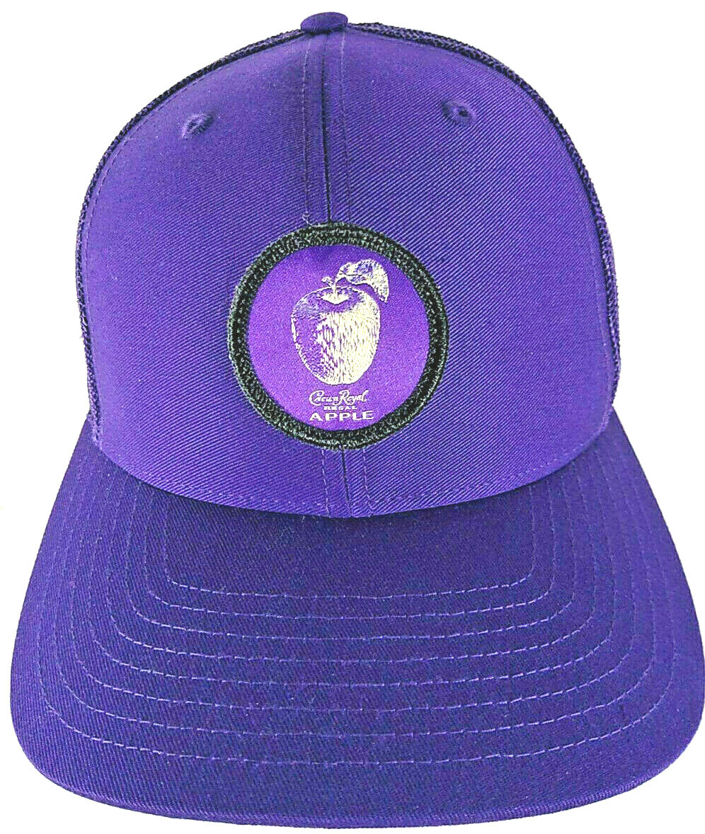 Crown Royal Regal Apple Hat Cap Purple Mesh - Gem