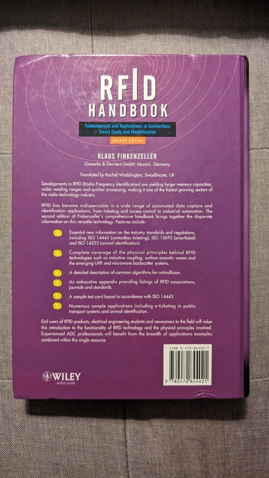 RFID Handbook: Fundamentals and Applications in Contactless Smart Cards ...