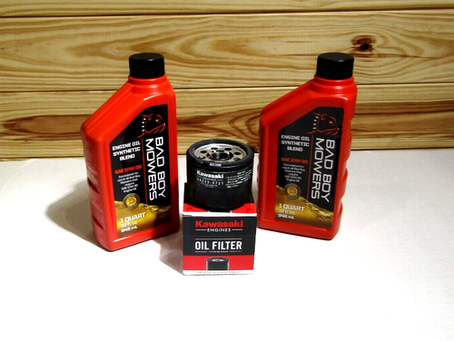BAD BOY ENGINE OIL CHANGE KIT FOR ALL BAD BOY MOWERS WITH KAWASAKI MZ ...