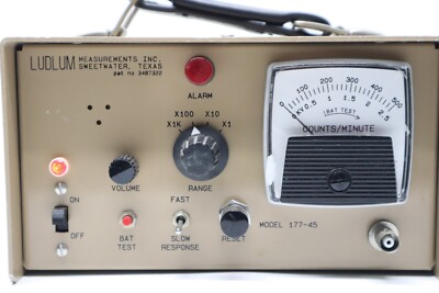 Radiation Detectors & Geigers - Ludlum Model