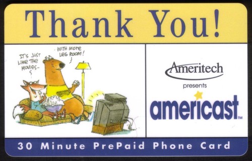 30m Americast Cable TV Television Cartoon 'Thank You' (With Folder ...