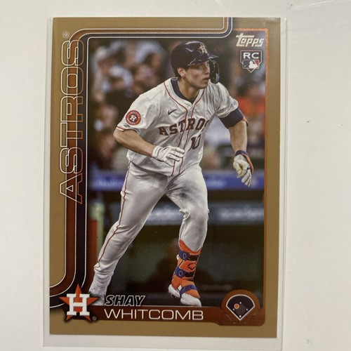 2025 Topps #87 Shay Whitcomb Gold #180/2025 Card Houston Astros ...