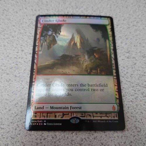 MTG EXP Cinder Forest English Foil NM Rare Card | eBay