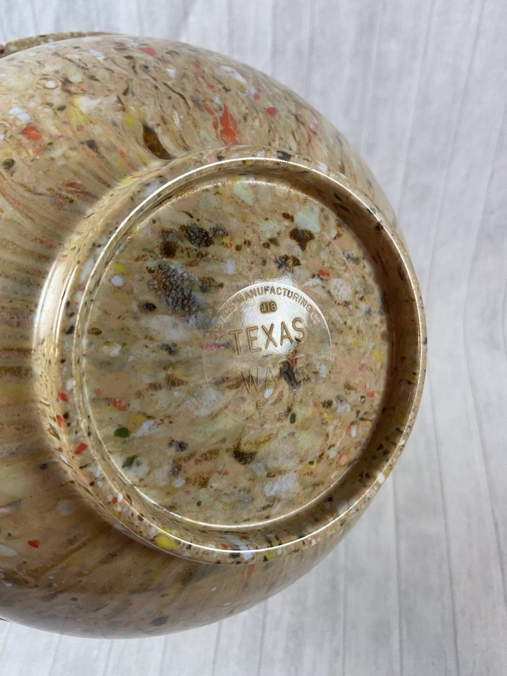 Vintage Texas Ware Speckled Confetti Melamine Mixing Bowl Multiple 111 ...