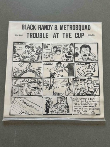 Punk KBD 7" Black Randy & Metrosquad - Trouble At The Cup * Dangerhouse ...