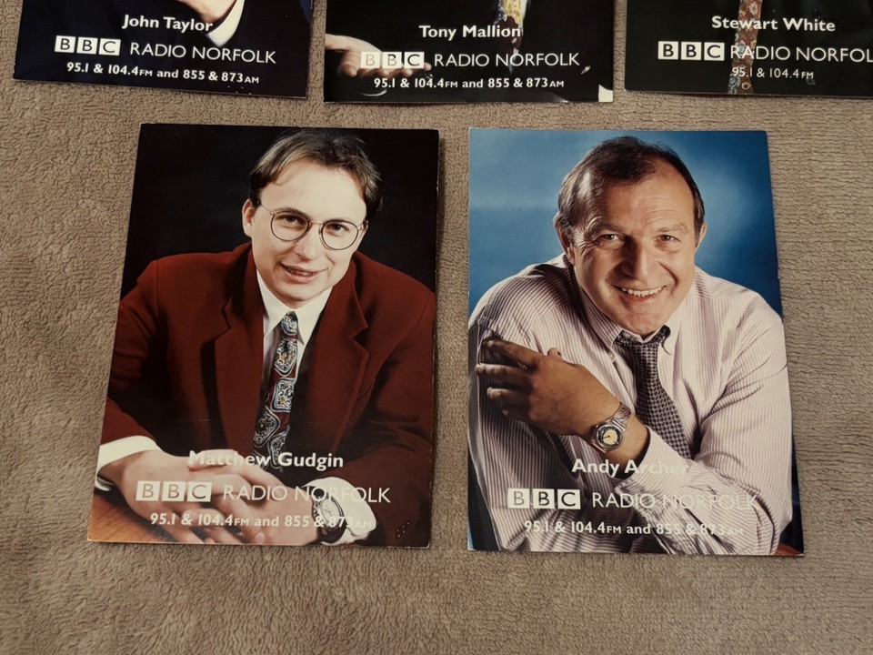 BBC RADIO NORFOLK- UNSIGNED CAST CARDs x 5 | eBay UK