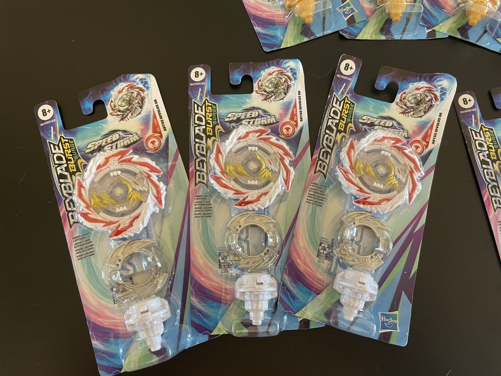 Beyblade Burst Surge Speedstorm LOT BRAVE ROKTAVOR R6 WYVRON W6 ABYSS ...