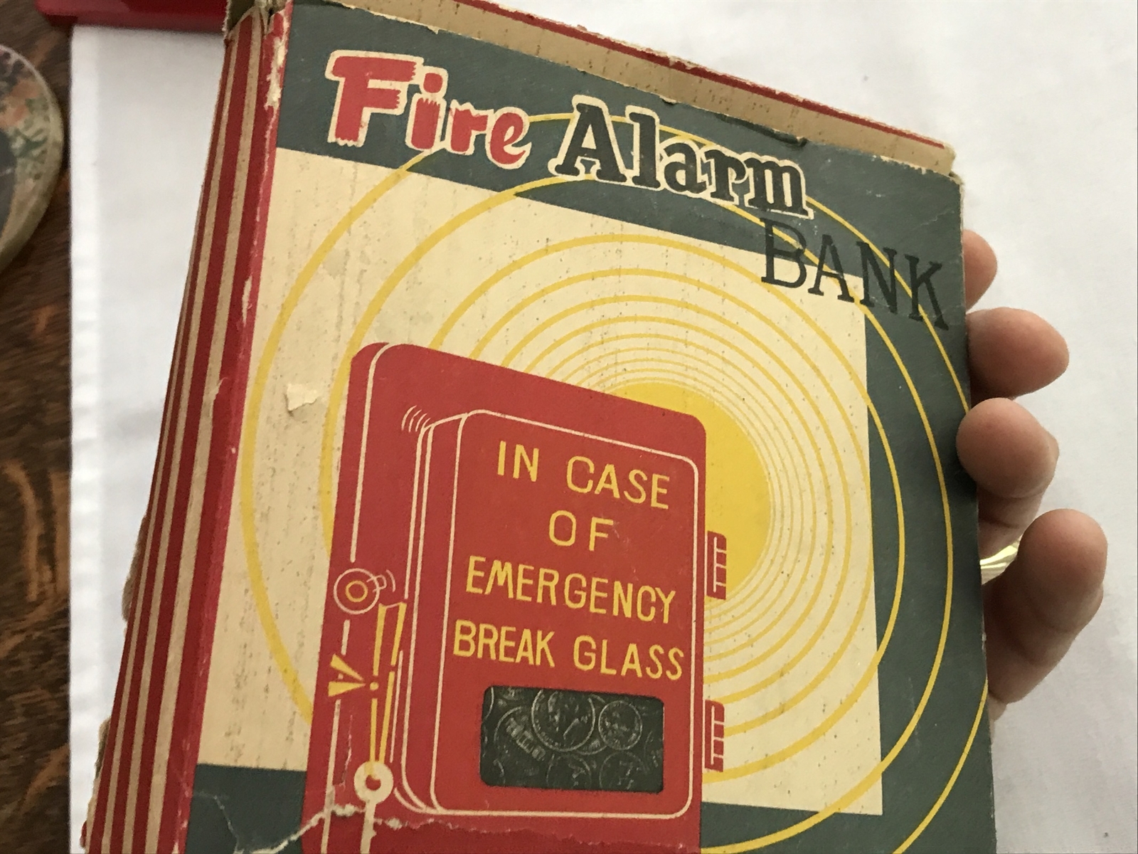1950’s TOY FIRE ALARM BANK IN ORIGINAL BOX, MADE IN JAPAN | eBay
