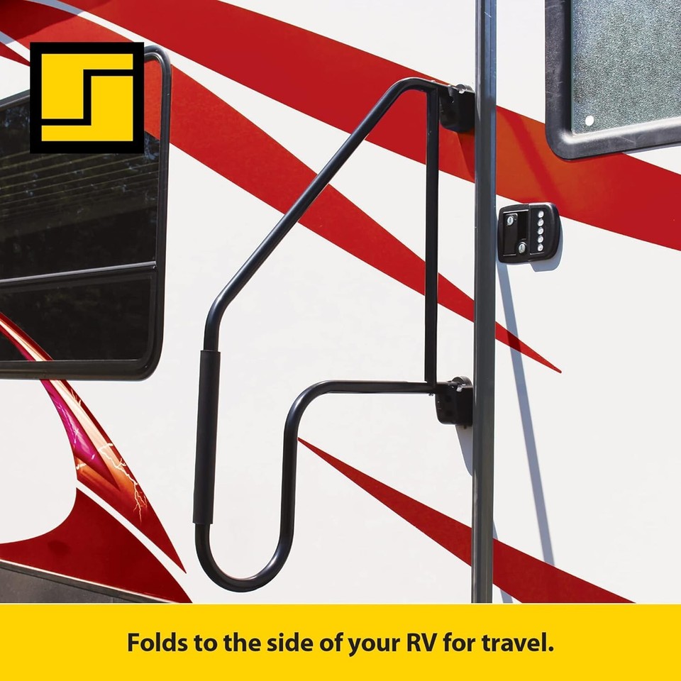 RV Grab Handle Door Bar Camper Trailer Handrail Grip Assist Extend Hand ...