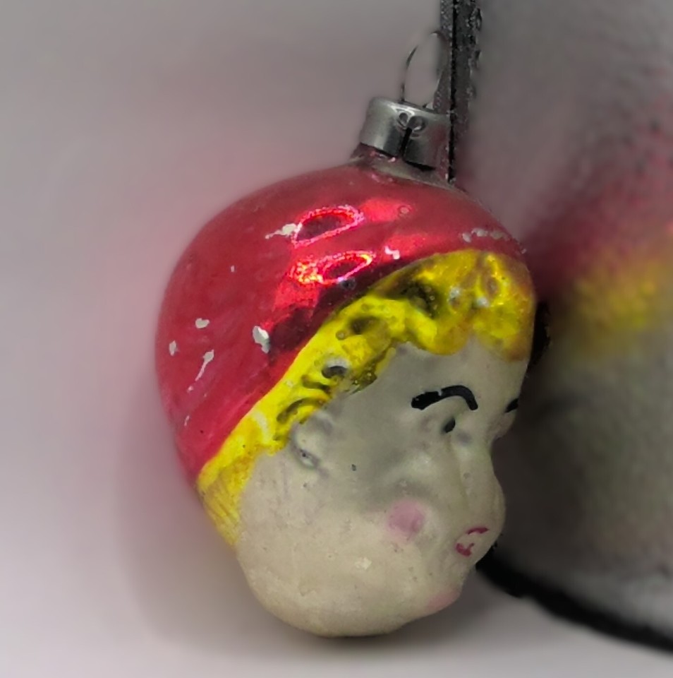 Vintage Antique Boy in Nightcap German Christmas Ornament ~1920 | eBay